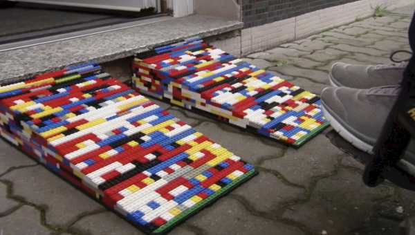 A Woman is Building Wheelchair Ramps in Her Town Using Lego Bricks