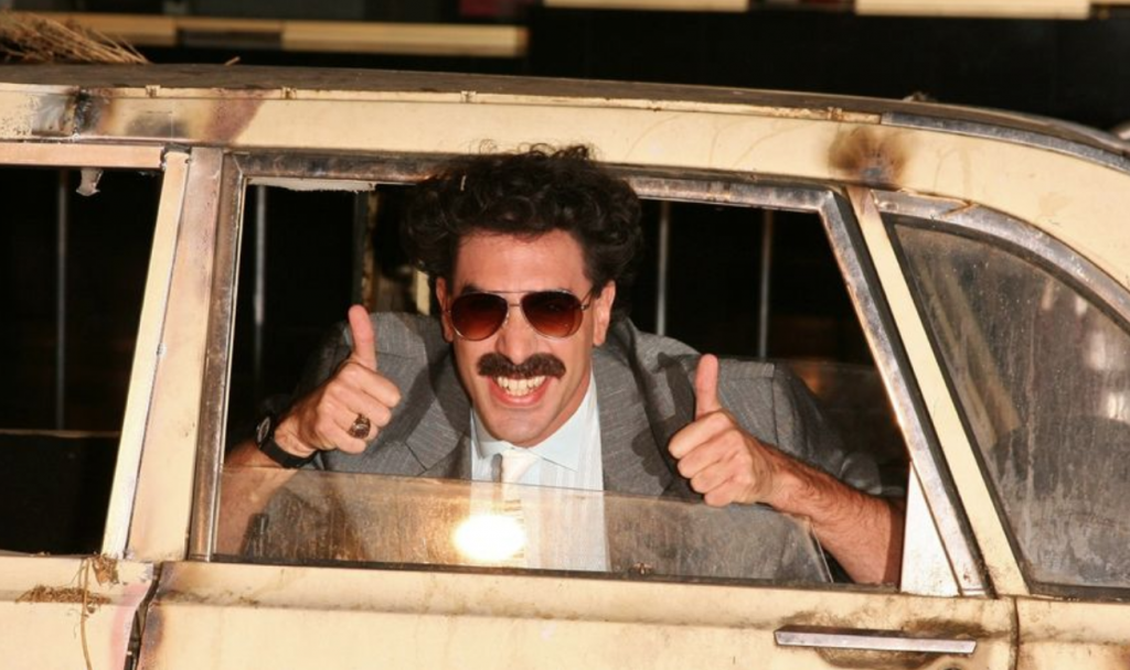 Very Nice! Sacha Baron Cohen is Done Filming 'Borat 2' & It Has Already ...