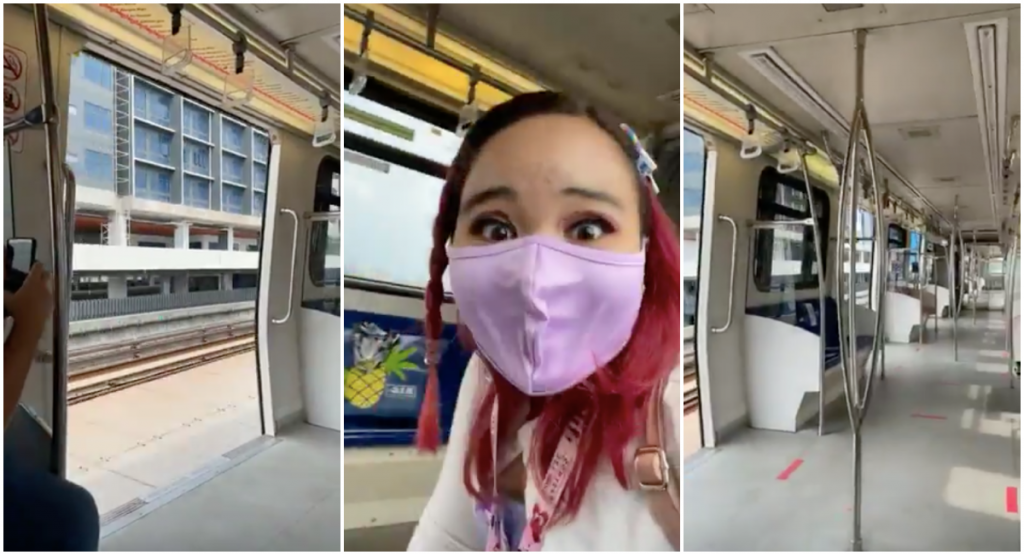 Viral Video Shows LRT Train Moving At Full-Speed with Doors Wide Open