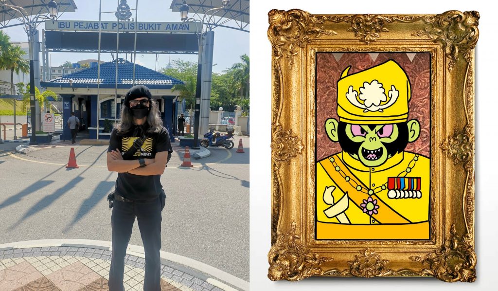 Fahmi Reza is Selling His ‘Monyet Istana’ Artwork as NFT But Will Not ...