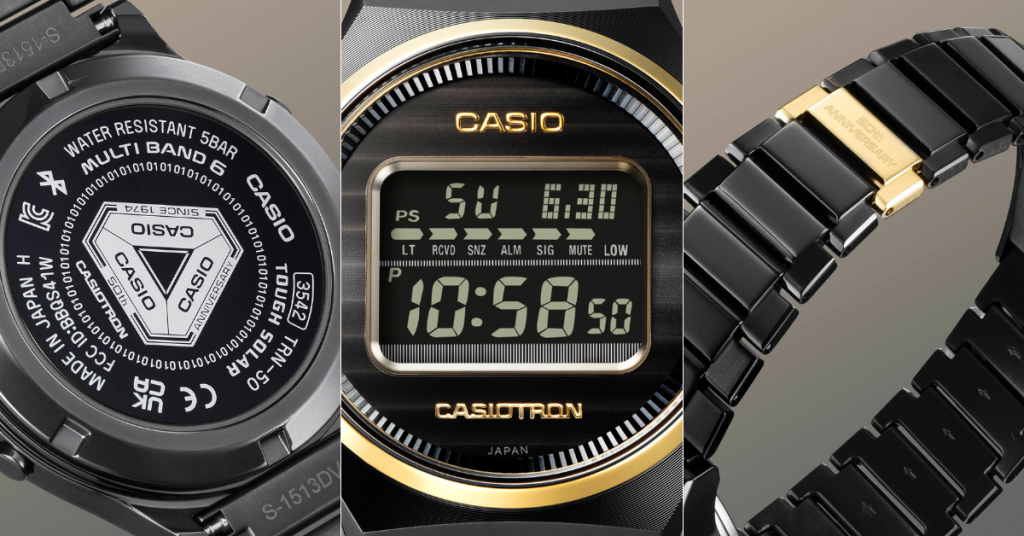 Casio Marks 50 Years With Stunning Black & Gold Collection