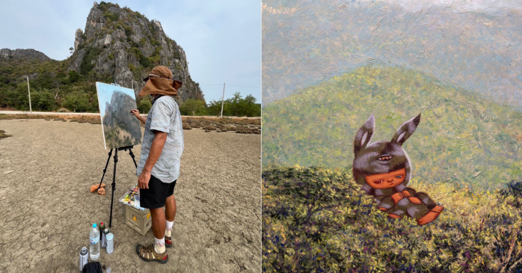 Thai Artist Paints Through 1,300KM Bangkok-to-Penang Cycle