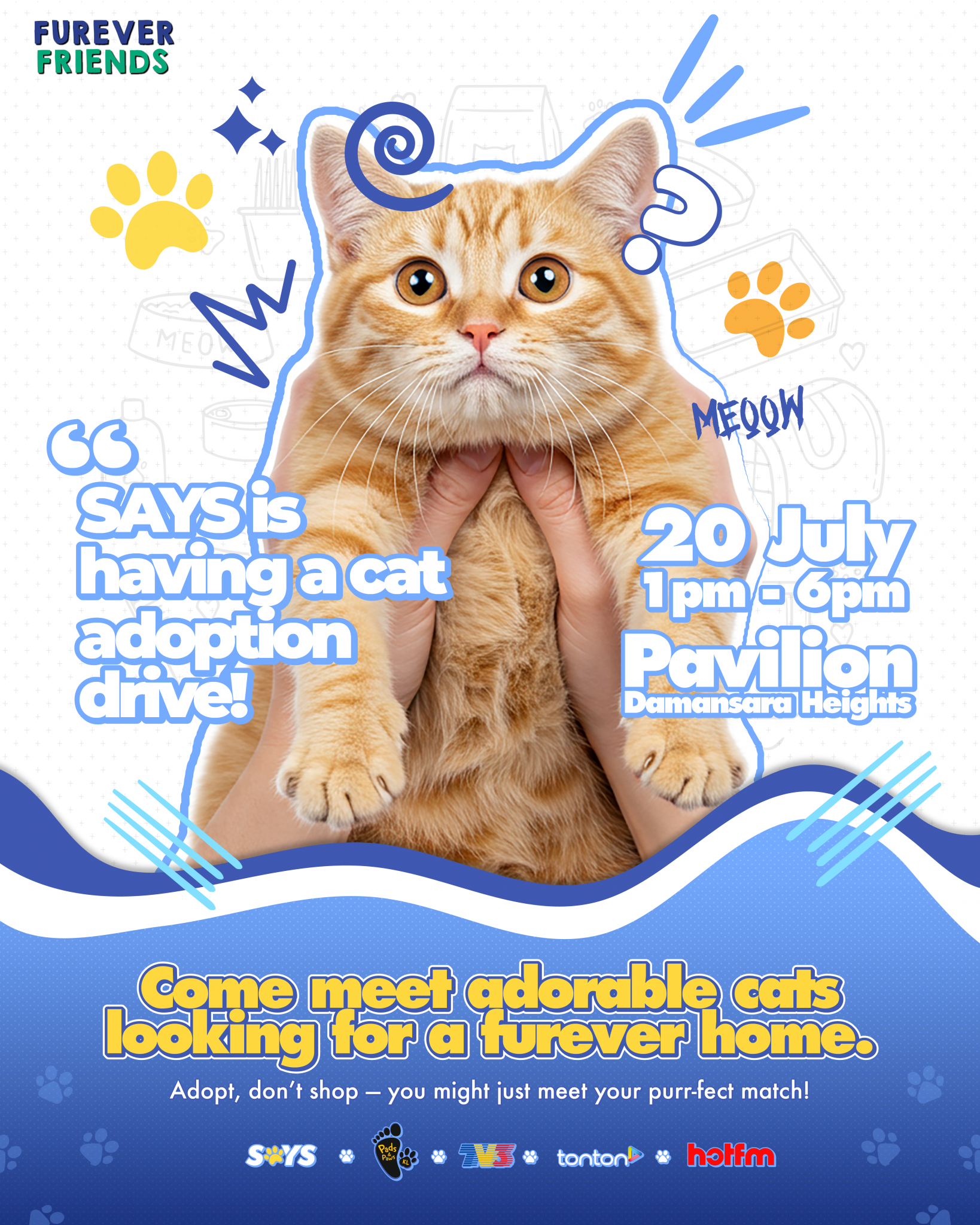 Bring Home A New Bestie At The ‘Furever Friends’ Adoption Drive