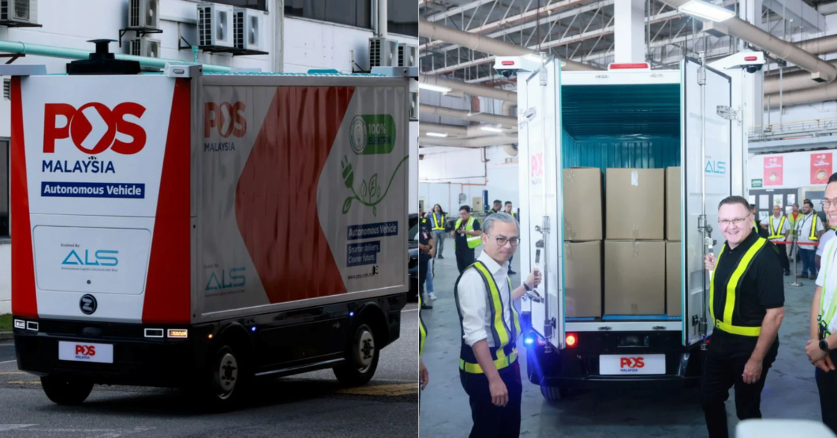 Pos Malaysia Unveils Quirky Driverless Delivery ‘Van’