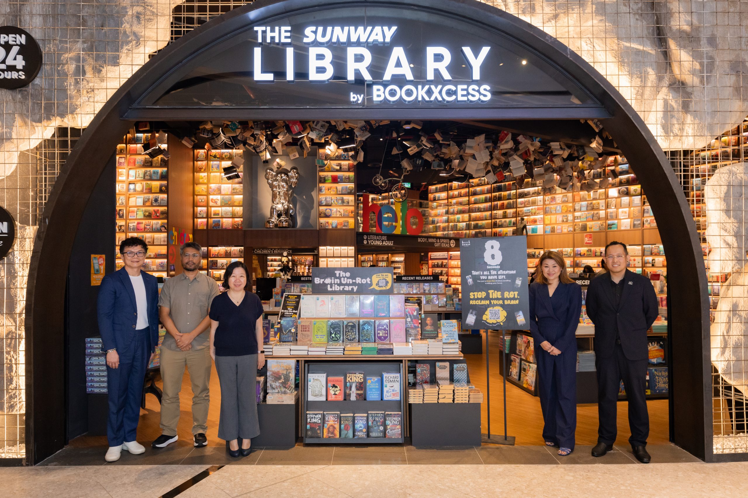 BookXcess Fights Doomscrolling With ‘Brain Un-Rot Library’