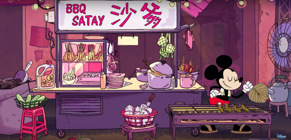 This Disney Animated Short Shows Mickey & Donald Cooking Malaysian Food
